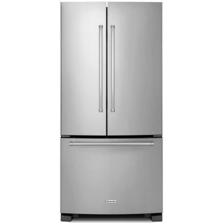 KRFF302ESS KitchenAid 33" 22 cu. Ft. French Door Refrigerator with ...