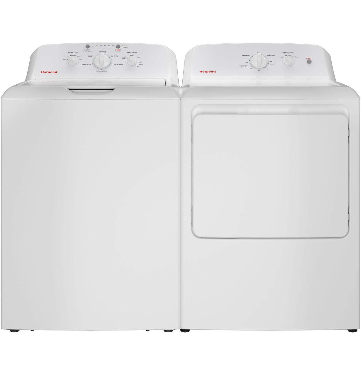 Hotpoint HTX26EASWWW Electric Dryer 6.2 cu. ft. - White - US Appliance