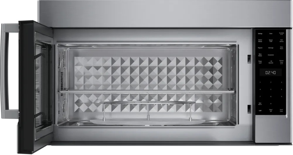 Bosch Benchmark HMVP054U 30" Over the Range Microwave - Black Stainless ...