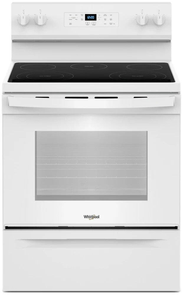 WFES3330RW Whirlpool 30" ADA Compliant Freestanding Electric Range with ...