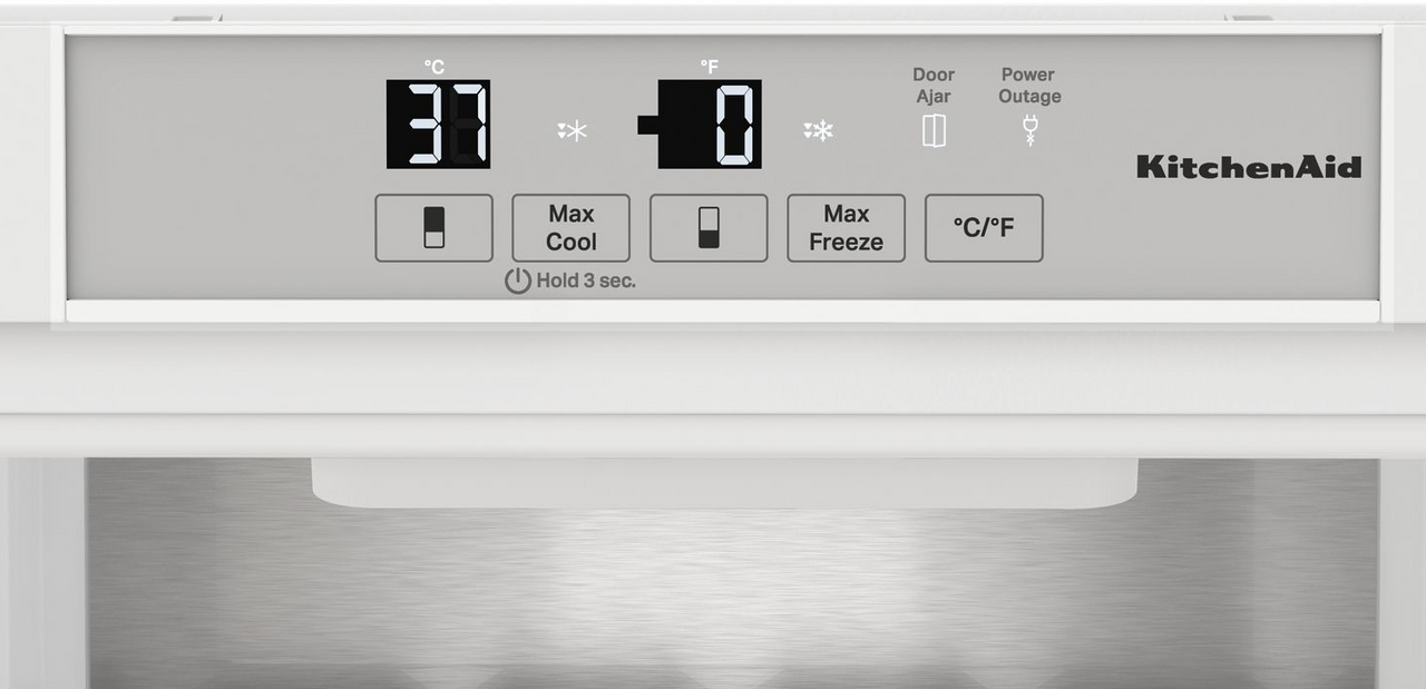 KitchenAid KBBX102MPA 22" Built-In Bottom Mount Refrigerator with ...