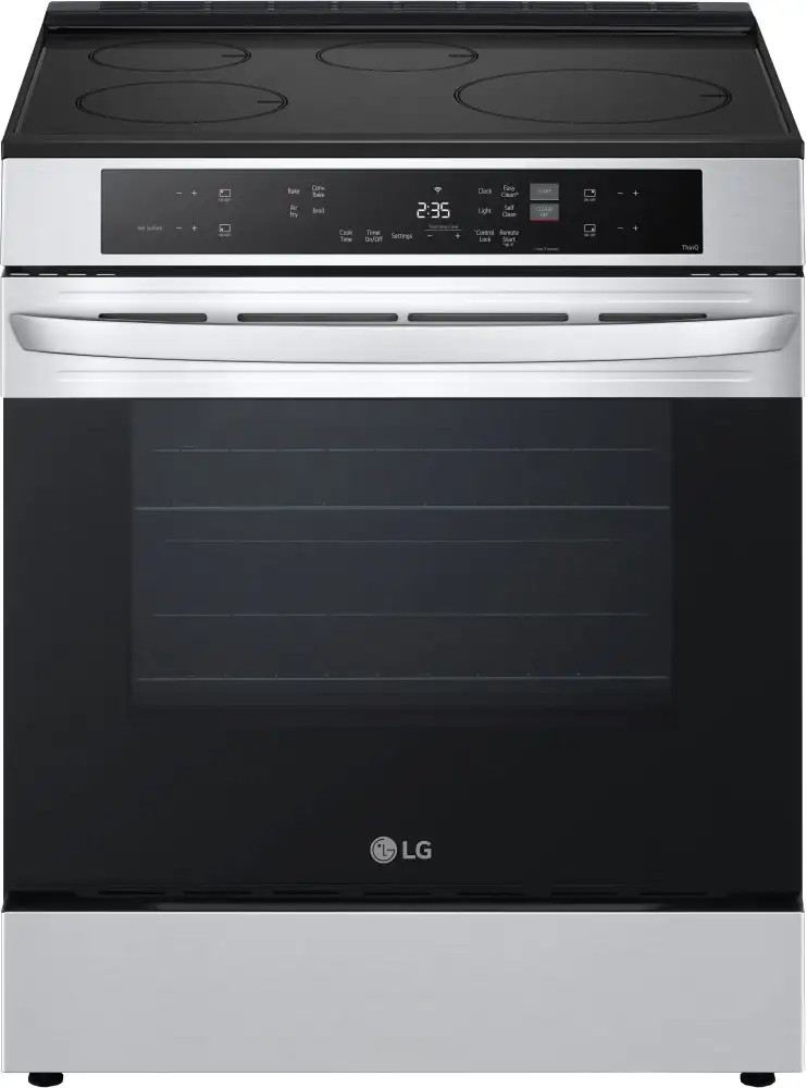 LSIL6332FE LG 30" Slide-In Induction Range with Air Fry and WideView ...