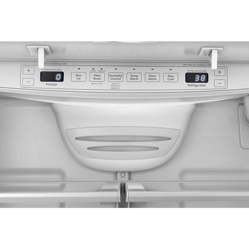Whirlpool WRFF3036RW 36" French Door Refrigerator with Ice Maker 25.2 ...