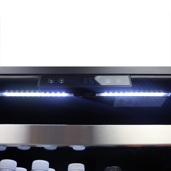 SR243SSPR Sapphire 24" Undercounter Refrigerator with 219 Can Capacity ...