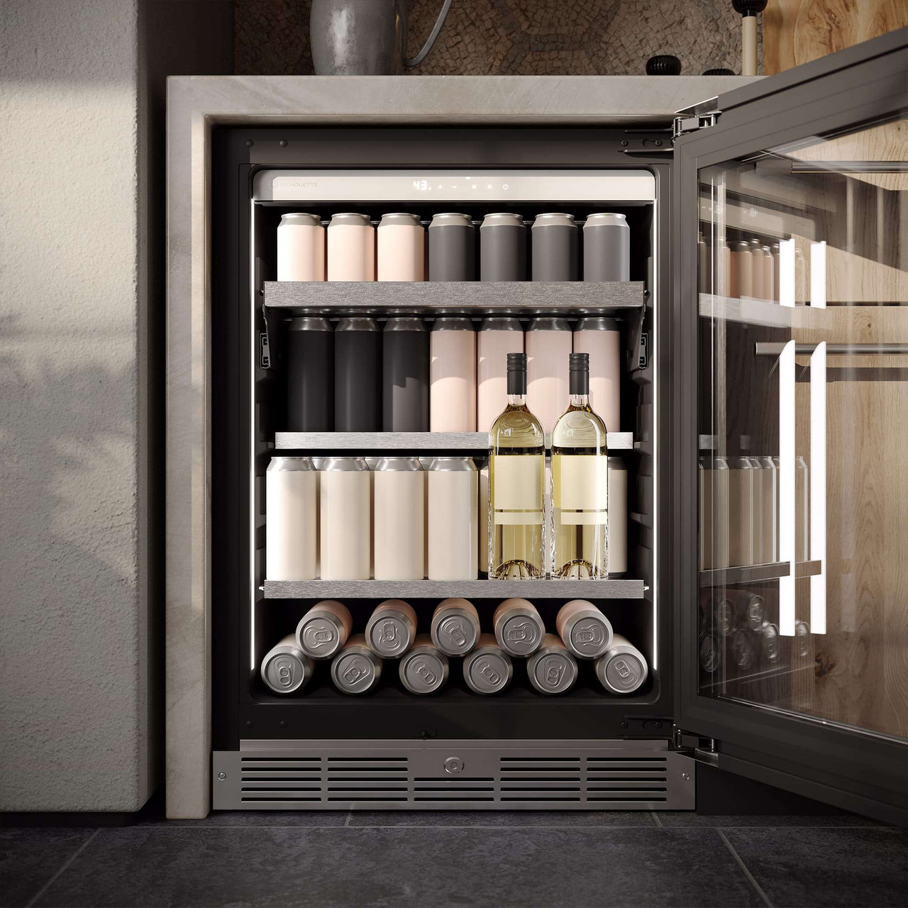 Danby SPRBC052D3SSP Silhouette Pro 24" Beverage Center Gen 3 with ...