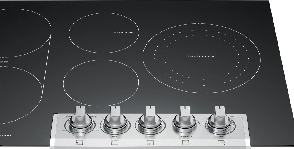 Frigidaire PCCE3680AF 36" Electric Cooktop with 5 Radiant Elements and ...