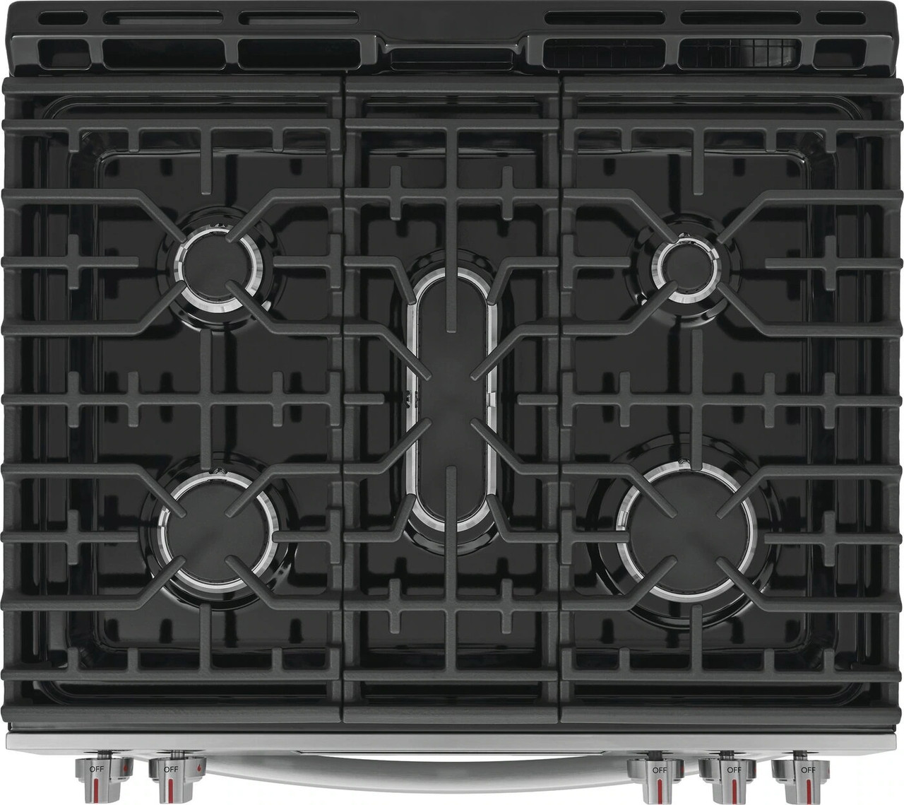 Frigidaire Gallery GCFG3059BF 30" Front Control Gas Range with Total ...