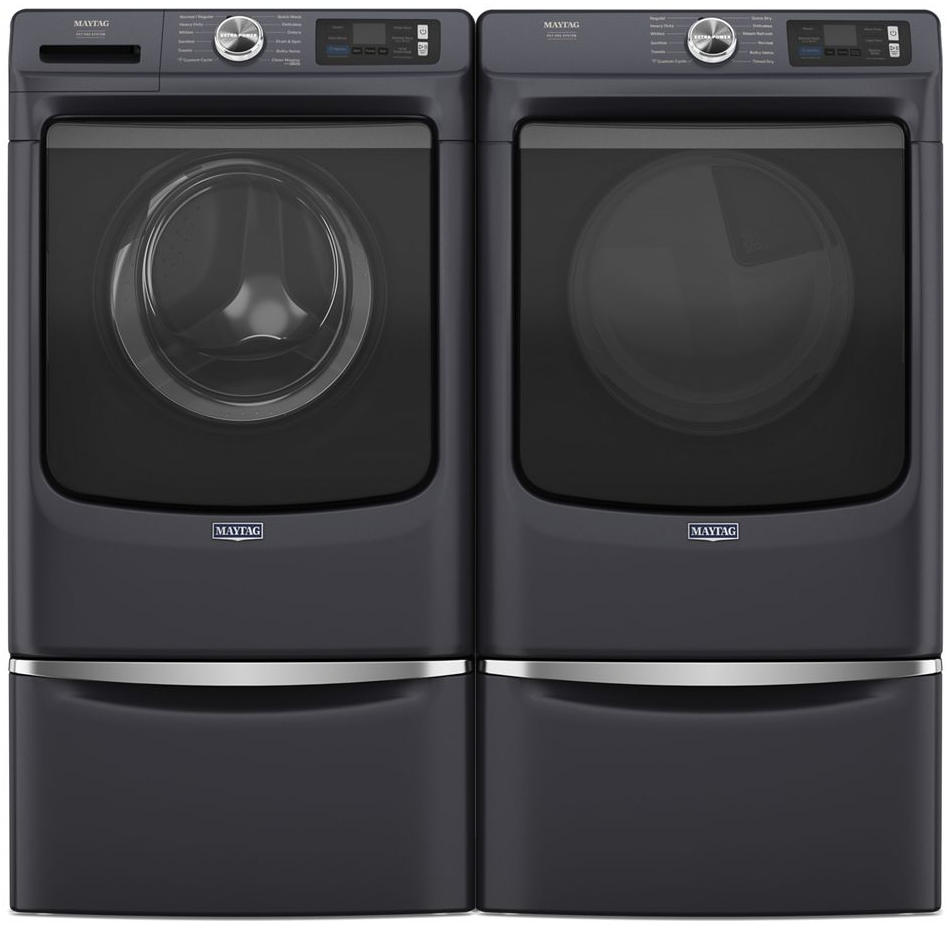 Maytag MED7020RF 27" Front Load Electric Dryer with Smart Pet Pro 7.4 ...