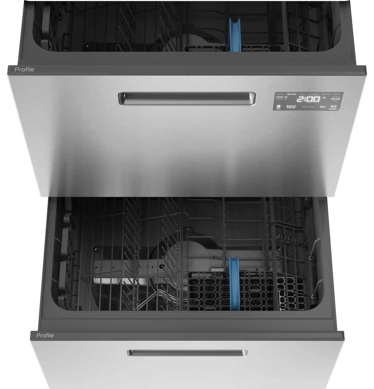 GE Profile PDD415PYYFS 24" Double Drawer Dishwasher - 45 dBa ...