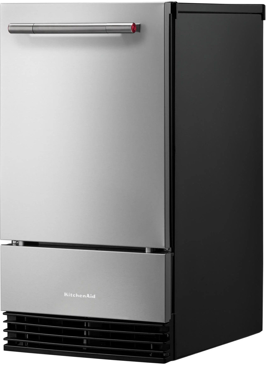 KitchenAid KUID318SPS 18" Automatic Ice Maker with Clear Ice ...