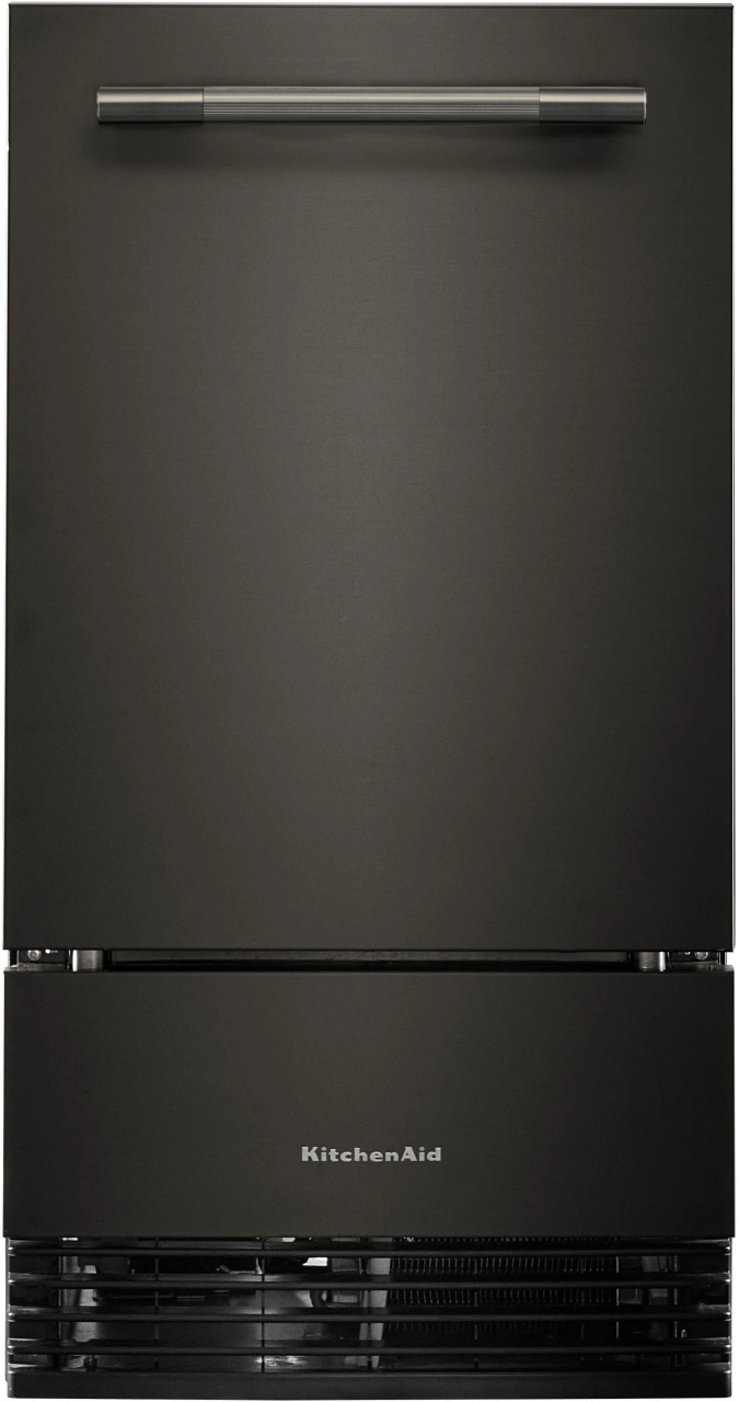 KitchenAid KUID518SBE 18" Automatic Ice Maker with Clear Ice - Black ...