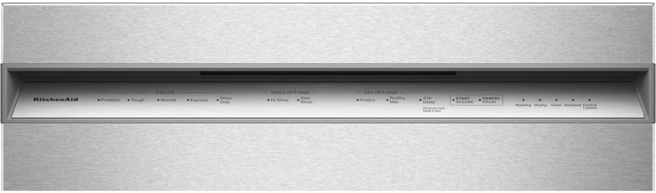 KitchenAid KDFS224SPS 24" Front Control Dishwasher - 47 dBa ...