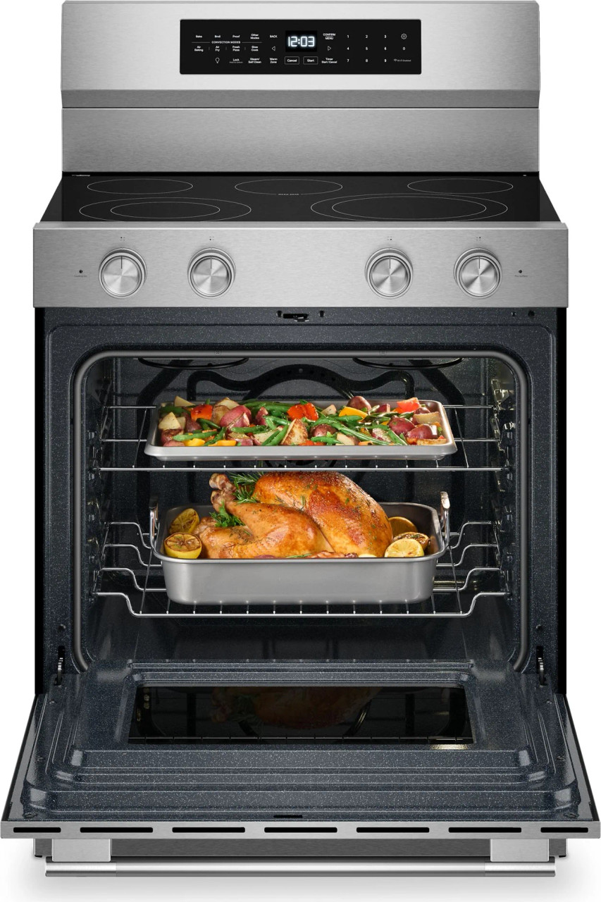 KitchenAid KFES530SPS 30" Smart Freestanding Electric Range with ...