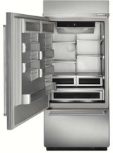 KitchenAid KBBL306ESS 36" Built-in Bottom- Mount Refrigerator 20.9 cu ...