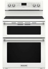 KFEG500EWH KitchenAid 6.4 Cu. Ft. 30" Electric 5 Element Convection ...