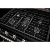 KitchenAid KFGD500EBS 30" Gas Range with Double Oven and Glass Touch ...