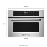 KMBS104ESS KitchenAid 24" Built In Microwave Oven with 1000 Watt ...