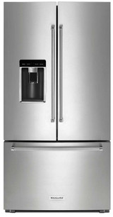 KitchenAid KRFC704FPS 36" Counter Depth French Door Refrigerator with ...