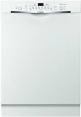 SHE3AR72UC Bosch Ascenta Series 24" Recessed Handle Dishwasher - White ...