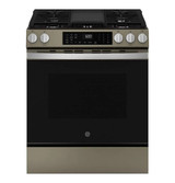 GGS600AVFS GE 30" Slide In Gas Convection Range with No Preheat Air Fry ...
