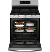GE GGF600AVSS 30" Free Standing Gas Convection Range with No Preheat ...