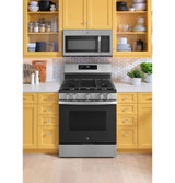 GE GGF600AVSS 30" Free Standing Gas Convection Range with No Preheat ...