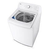 LG WT6100CW 27" Top Load Washer 4.3 cu. ft. with Stainless Steel Drum ...