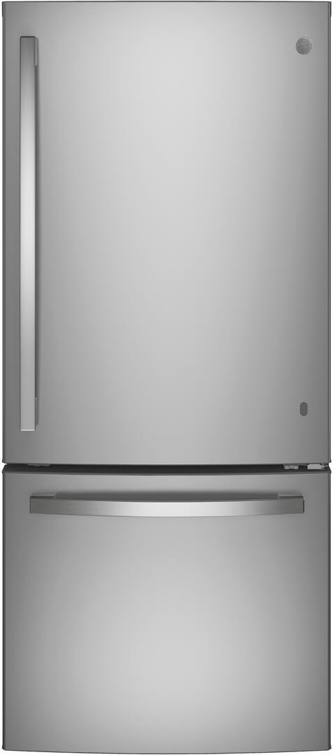 GE GBE21DYKFS 30" Bottom Mount Freezer Refrigerator 20.9 cu. ft ...
