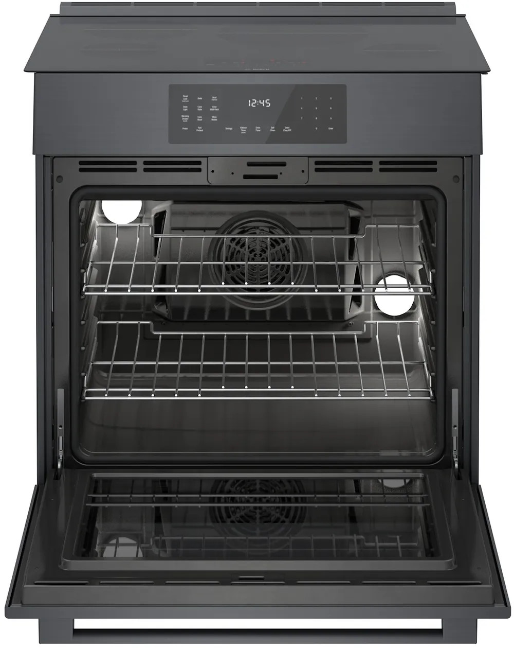 Bosch HII8047U 30" Slide-in Induction Range - Black Stainless Steel ...