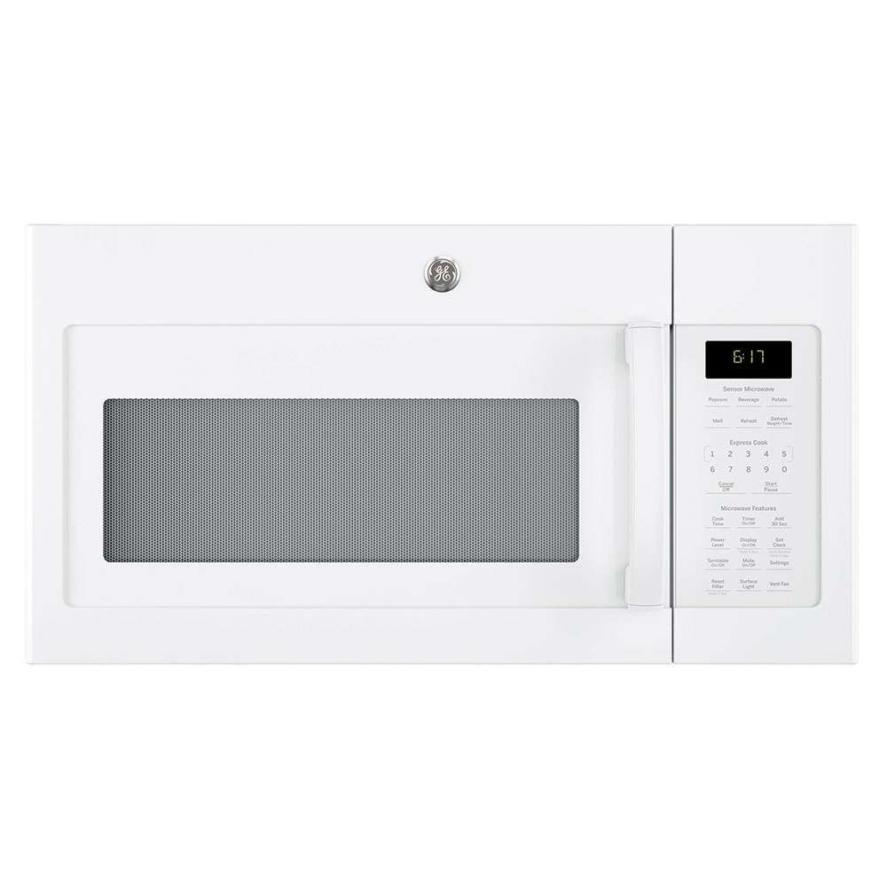 JVM6175DKBB GE 30" 1.7 cu. ft. Over-the-Range Microwave with 1000 Watts ...