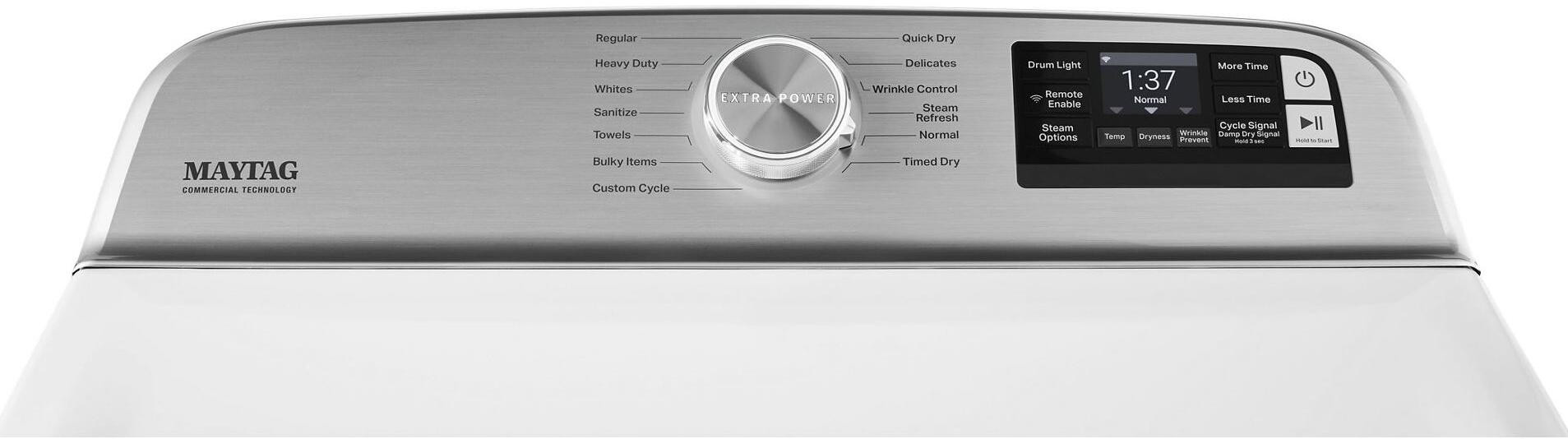 Maytag MED7230HW 27" Smart Electric Dryer 7.4 cu. ft. - White - US ...
