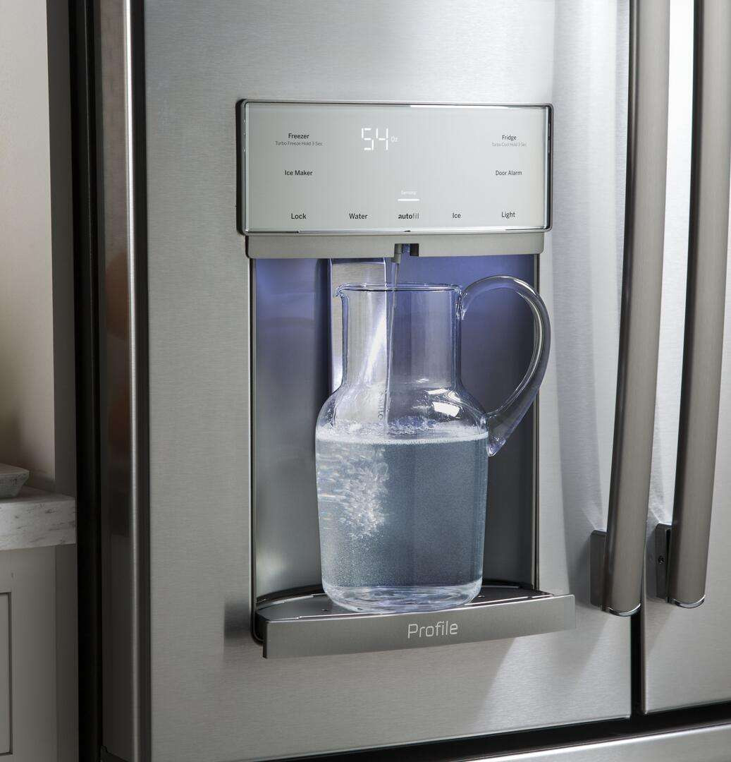 GE Profile PFE28KYNFS 36" French Door Refrigerator 27.7 cu. ft ...