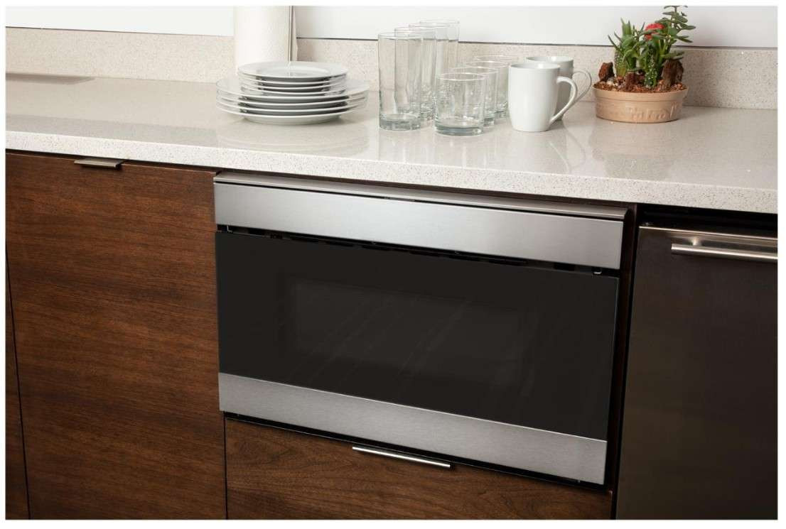 Sharp SMD2489ES 24" Smart Microwave Drawer - Stainless Steel - US Appliance