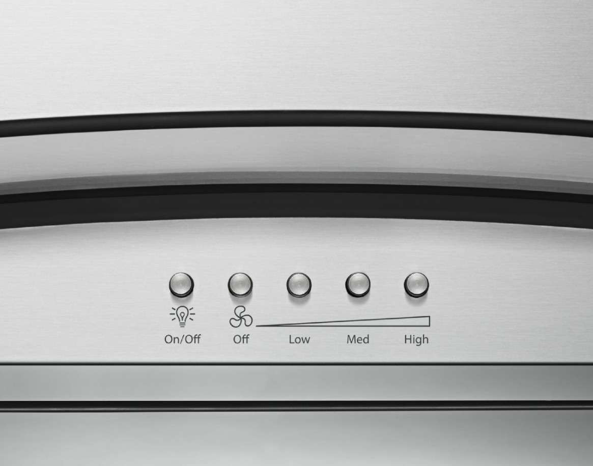 Whirlpool WVW75UC0DS 30" Convertible Glass Kitchen Range Hood with ...