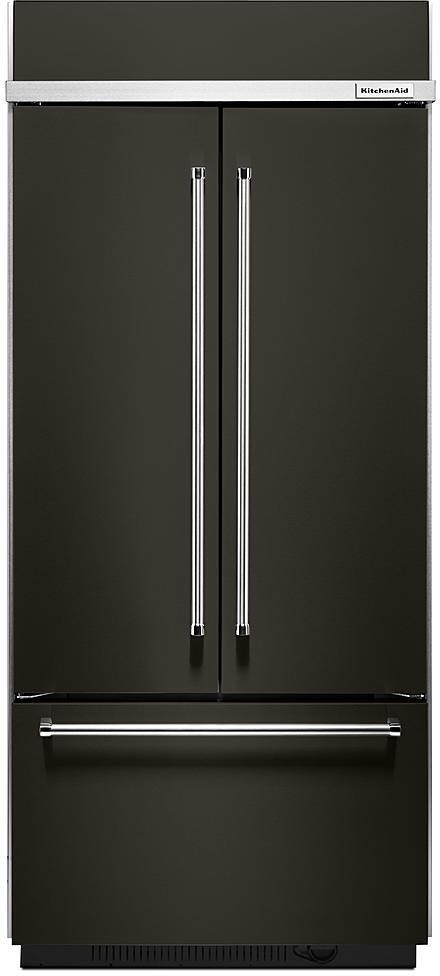 KRMF706EBS KitchenAid 36" Multi-Door Freestanding Refrigerator with ...