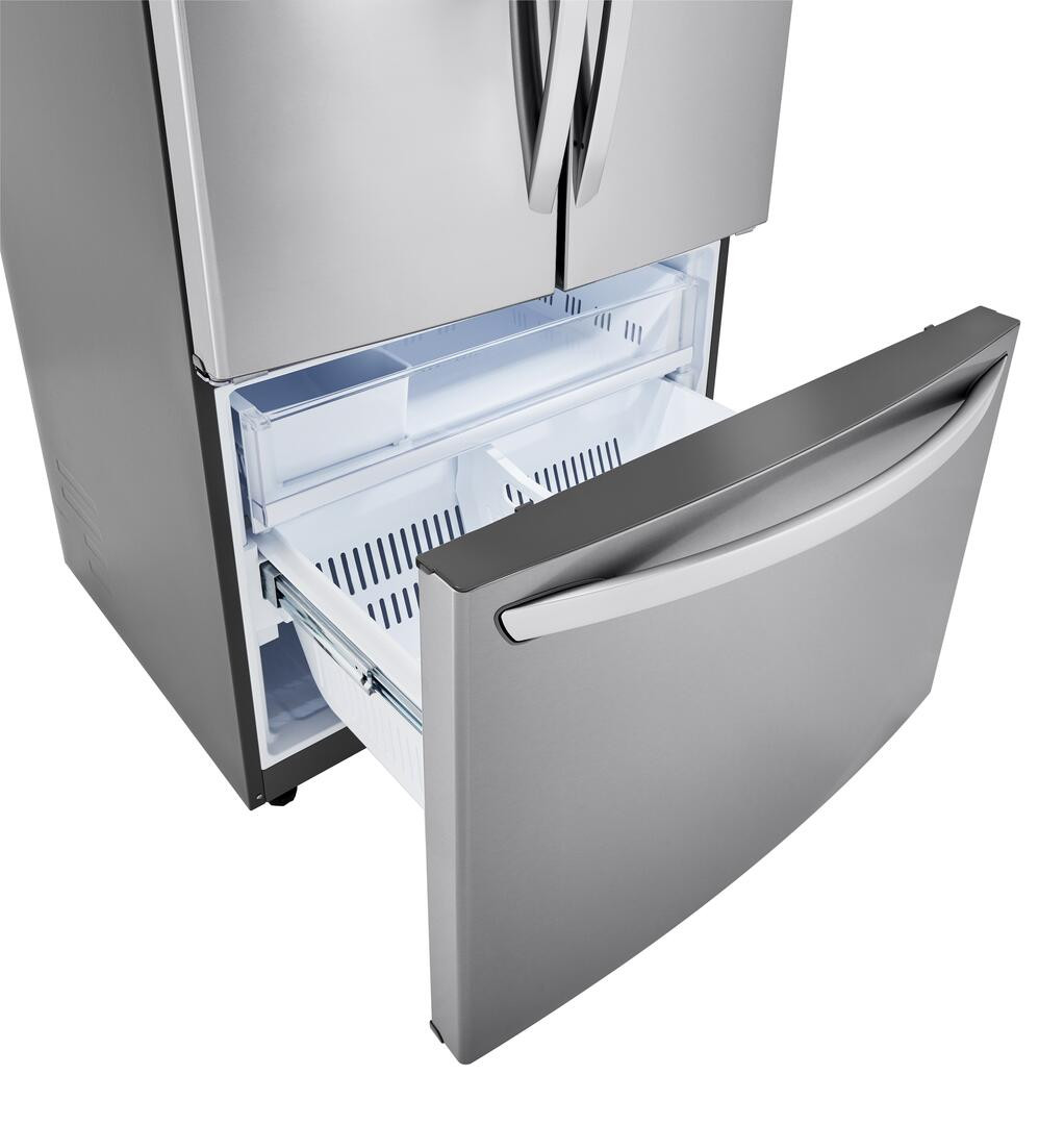 LG LRFCC23D6S 36" 23 cu. ft. Counter Depth 3 Door French Door ...