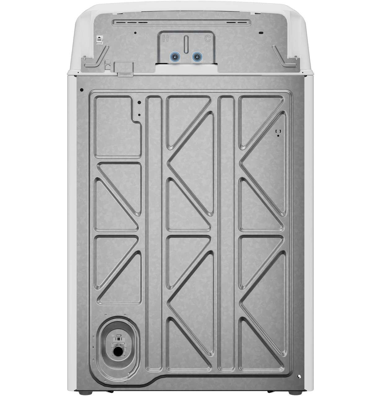GE GTW385ASWWS Top Load Washer 4.3 cu. ft. with Stainless Steel Basket ...