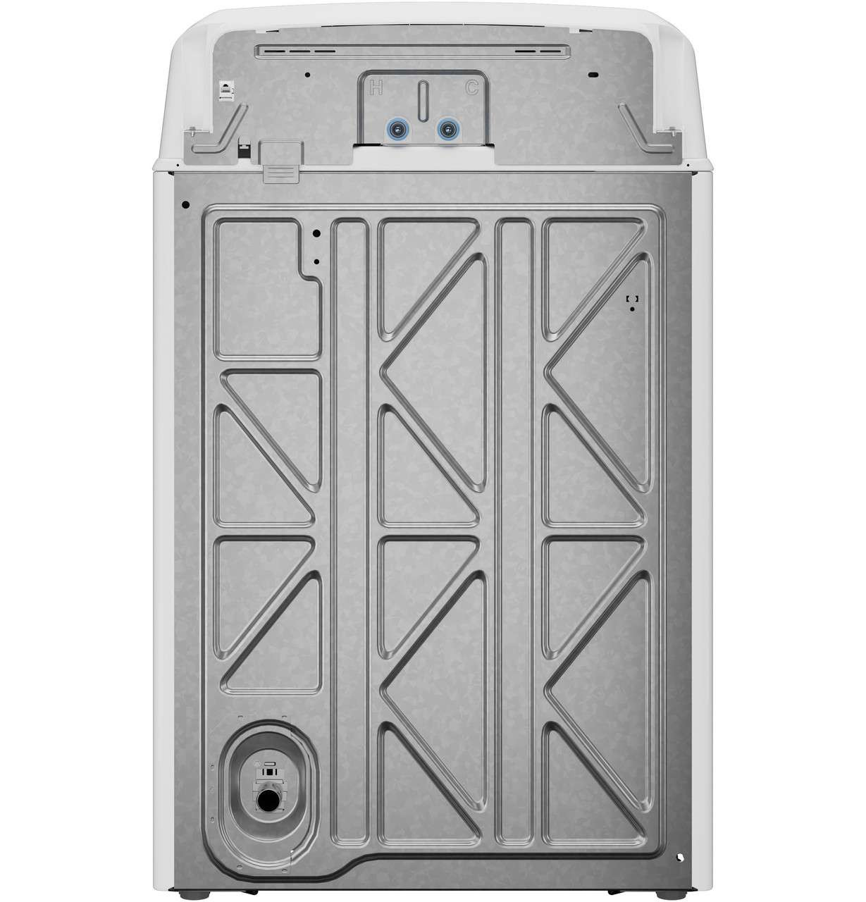 GE GTW480ASWWB Top Load Washer 4.6 cu. ft. with Stainless Steel Basket ...