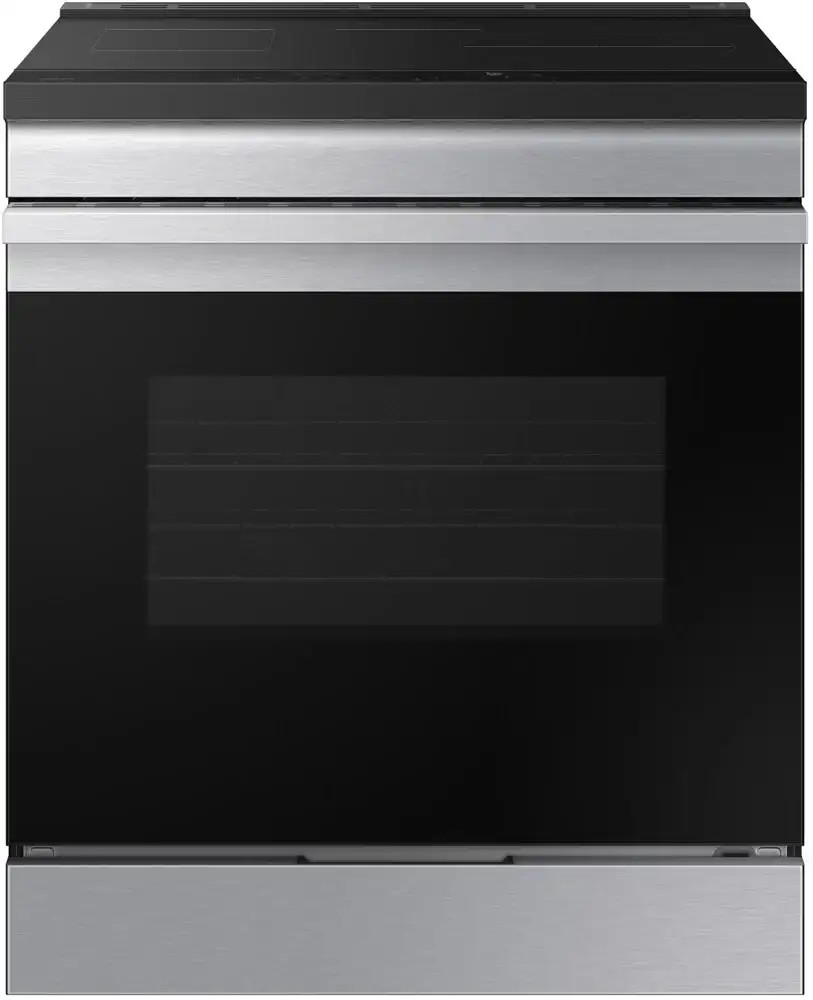 Samsung NSI6DG9300SR 30" Bespoke Smart Slide-In Induction Range with ...