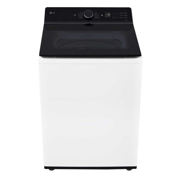 LG WT8405CW 27" Top Load Washer with 4 Way Agitator 5.3 cu. ft. and AI ...