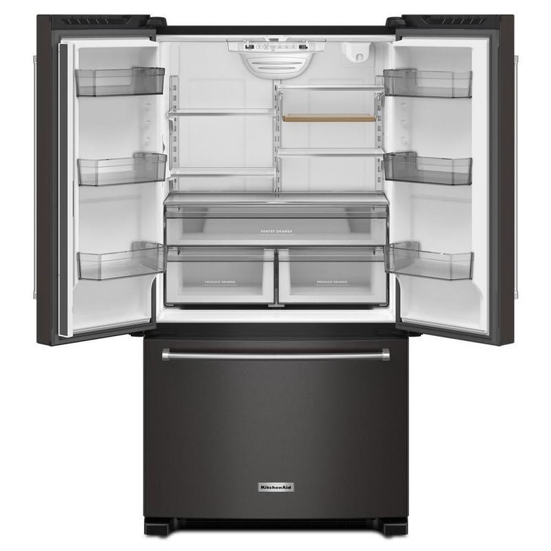 KitchenAid KRFC136RBS 36" Counter Depth French Door Refrigerator ...