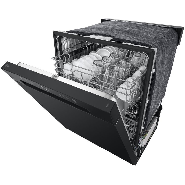 LDFC2423B LG 24" Front Control Dishwasher with SenseClean - 52 dBA ...