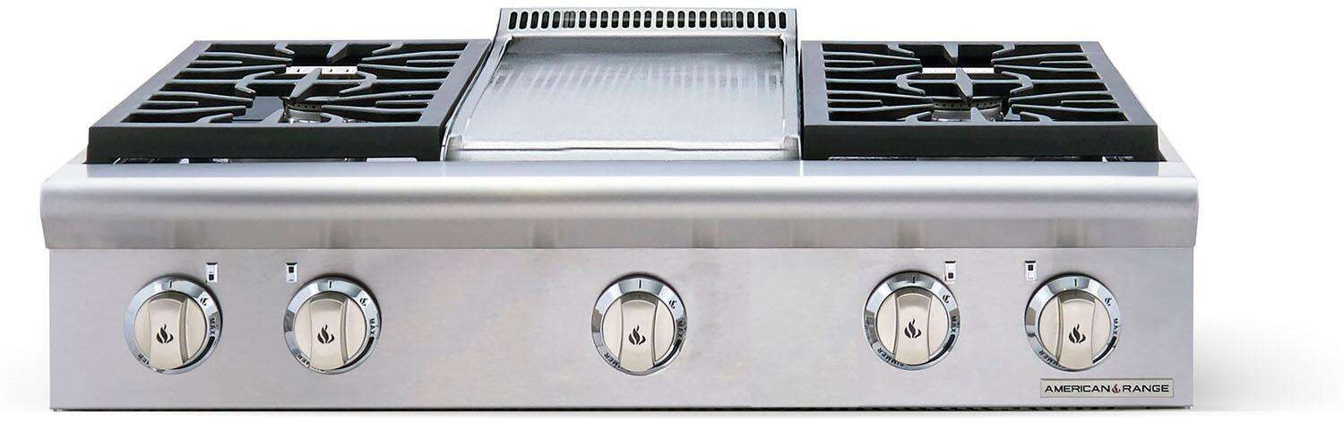 AROBSCT436GDN American Range 36" Gas Rangetop Performer Series with 4 ...