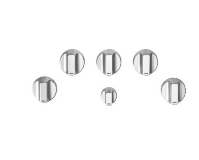 F4GK42S1 Fulgor 42" 400 Series Built-In Frontal Knob Gas Cooktop ...