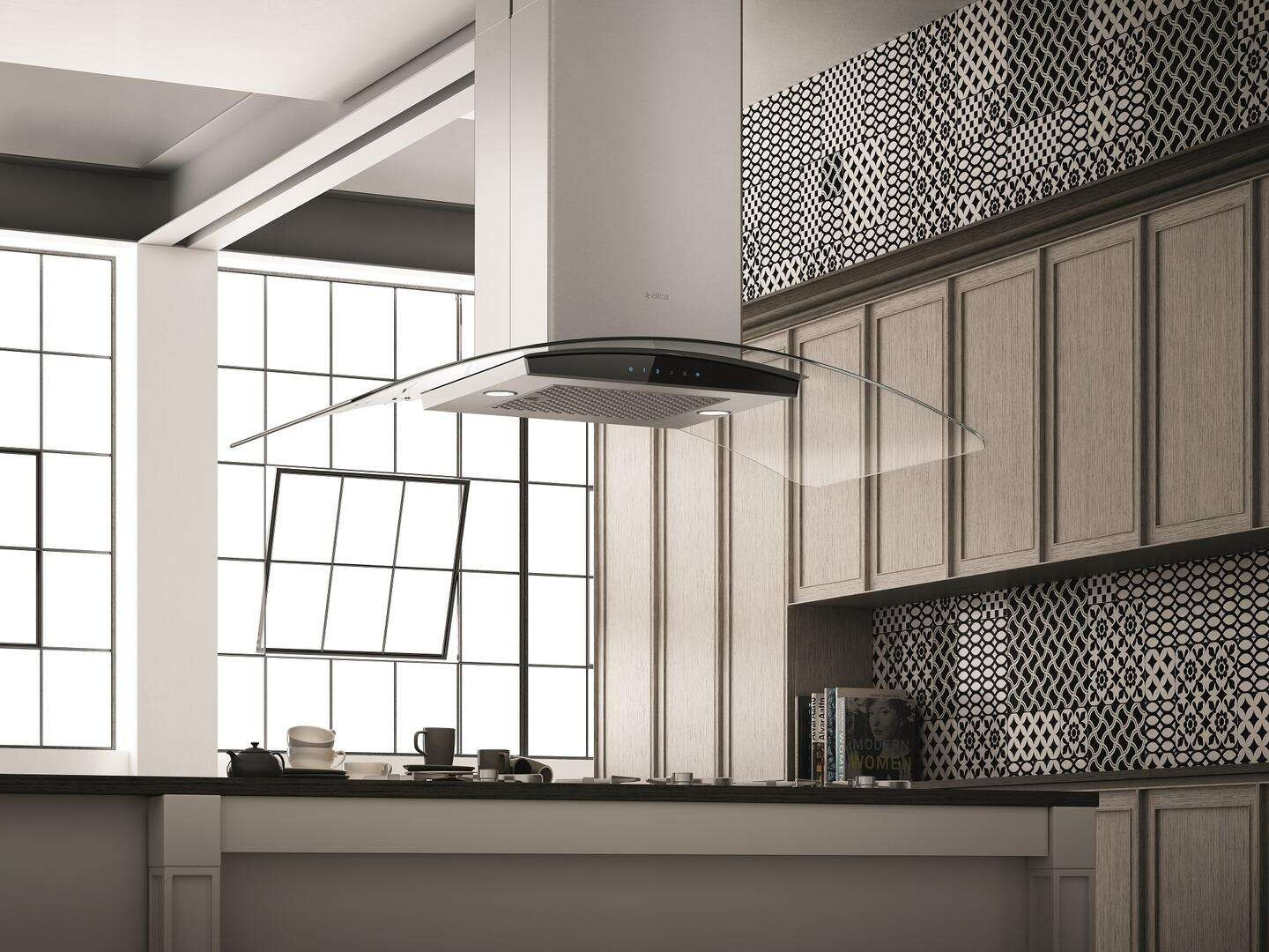 EES320SS Elica 20" Iconic Series Easy Island Hood - 335 CFM - Stainless ...