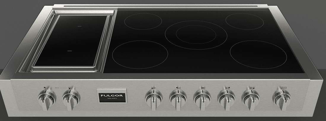 F6IRT485GS1 Fulgor Milano 48" Sofia Pro Induction Rangetop with 5 ...