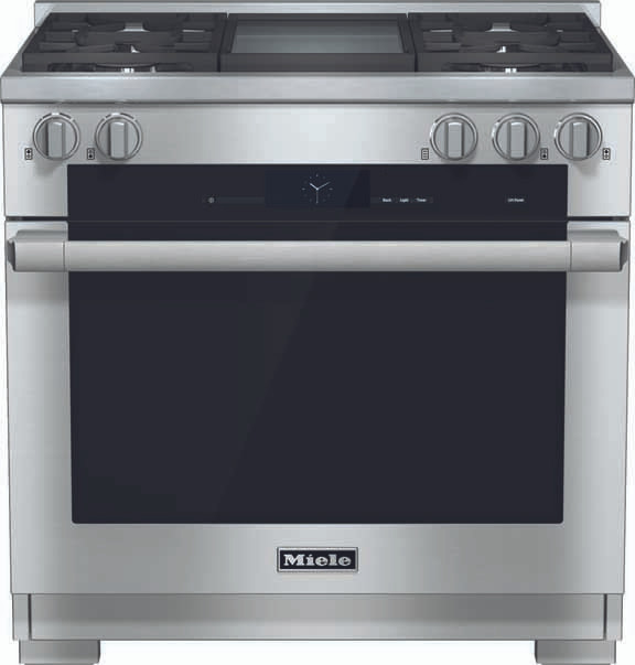 HR11341G Miele 36" All Gas Range with 6 Burners - Natural Gas ...