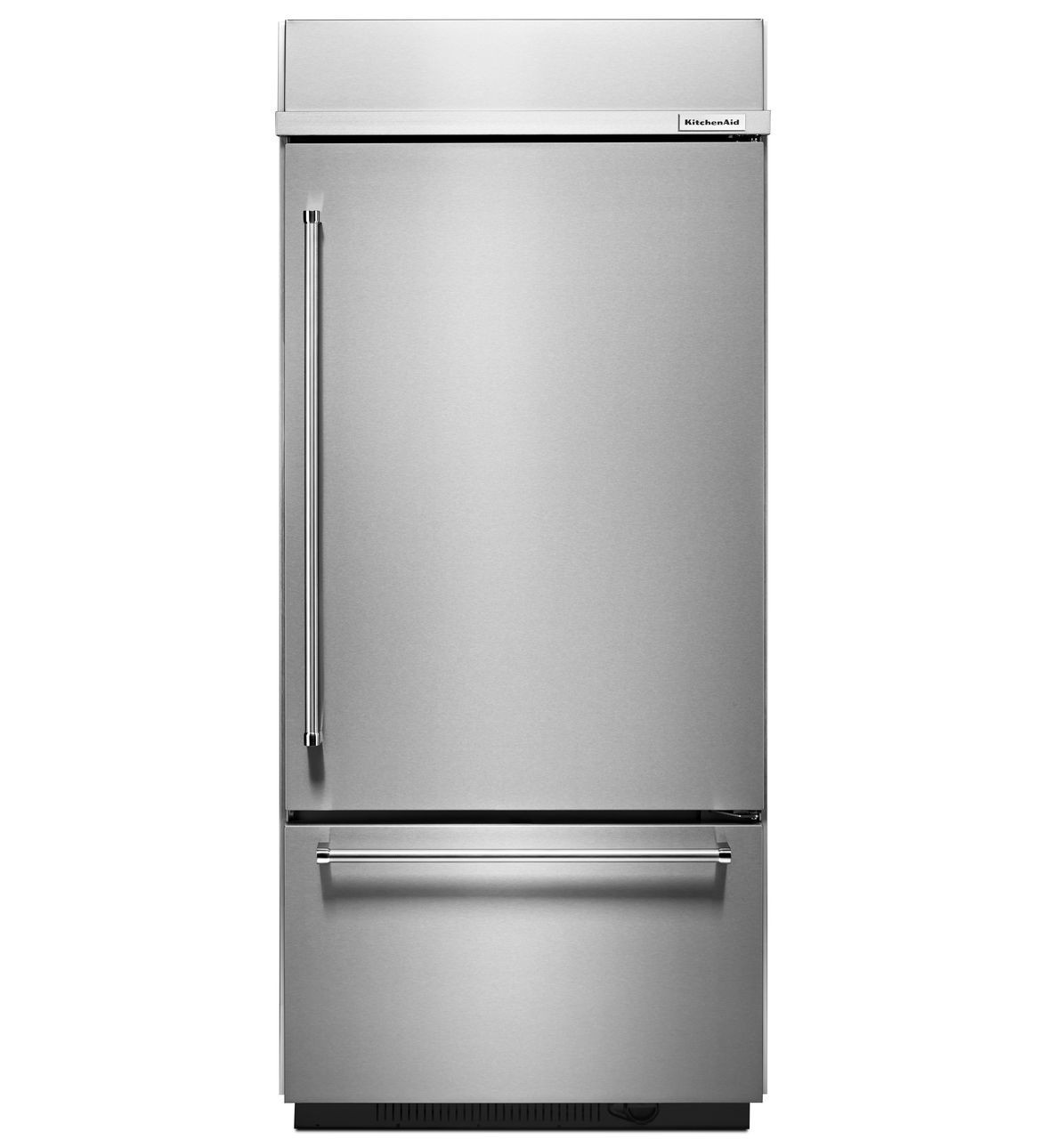 KitchenAid KBBR306ESS 36" Built-in Bottom-Mount Refrigerator 20.9 cu ...