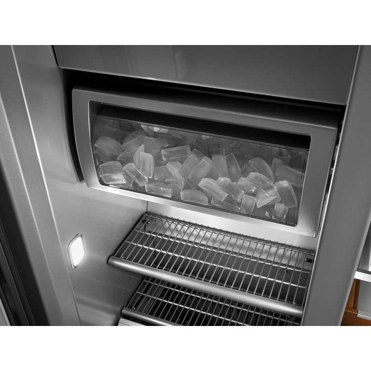 KitchenAid KBSN708MPS 48" Built-In Side by Side Refrigerator with Ice ...