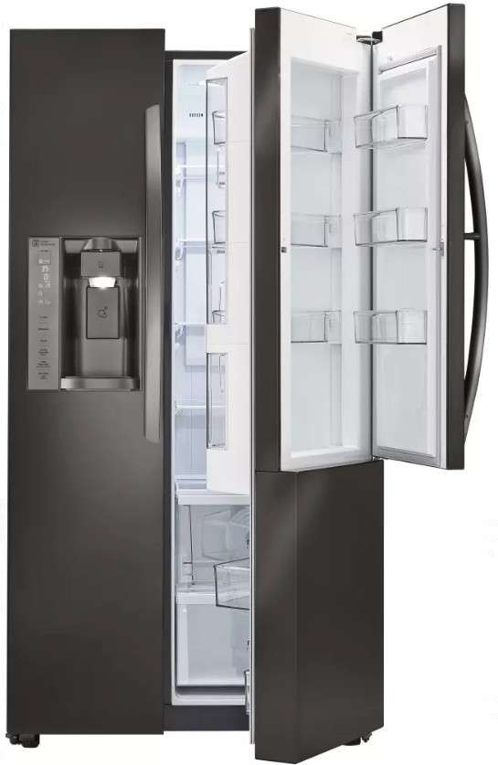 LG LSXC22486D 36 Inch Ultra-Large Capacity Side-by-Side Refrigerator ...